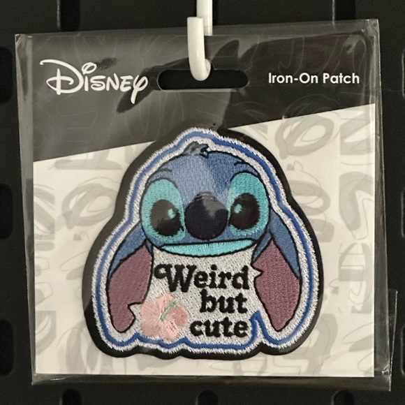 Disney | Other | Disney Stitch Iron On Patch Weird But Cute In Purple ...